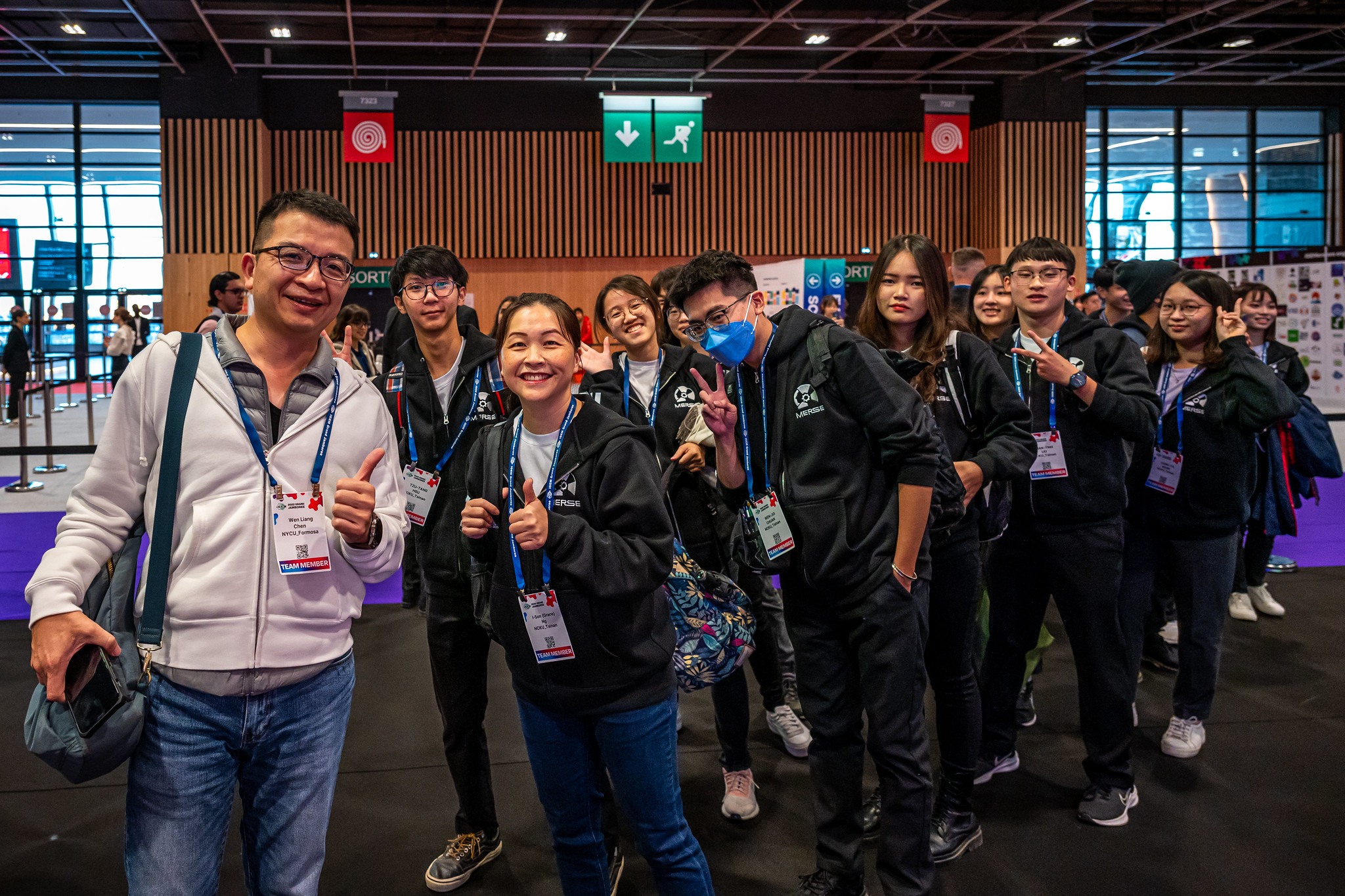 iGEM team with their team PIs at the 2022 Grand Jamboree